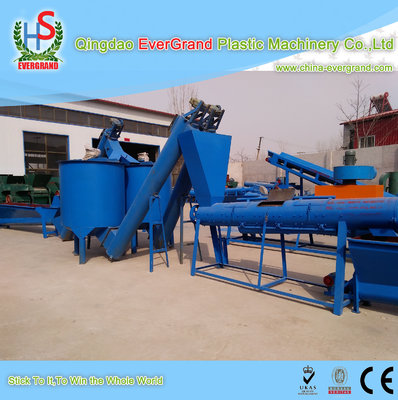 Screw Conveyor Waste Plastic Recycling Plant , Electronic Waste Recycling Machine 