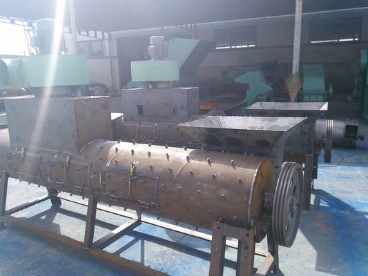 Pet Cap and Bottle Label Remover , Label Removing Machine 300-2000kg / h