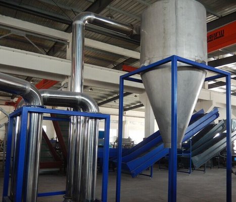 PP / LDPE / PVC Plastic Film Recycling Machine for Crushing Washing Dewater Pelletizing