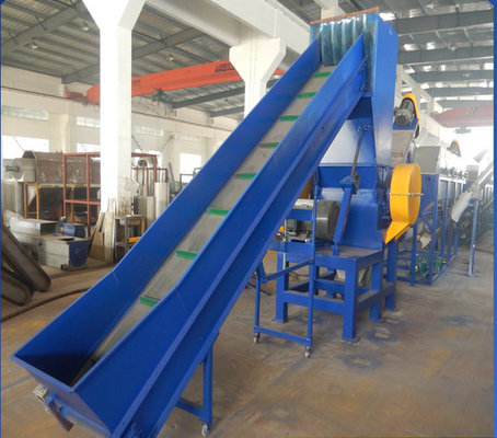 PP / LDPE / PVC Plastic Film Recycling Machine for Crushing Washing Dewater Pelletizing
