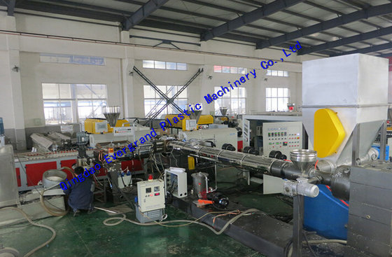 Single Screw Plastic Pelletizing Machine , Automatic Granule Making Plastic Forming Machine