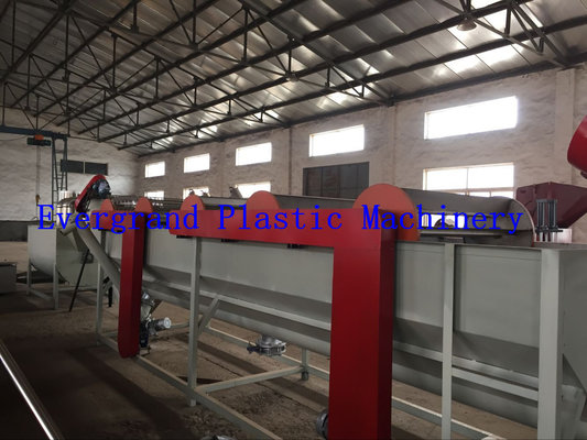 100Kw Stainless Steel Plastic Waste Recycling Machine 25m*2m*2.7m