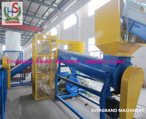 Stainless Steel Plastic PET Bottle Washing Machine 300-2000kg/h
