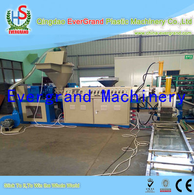 Double stage plastic pet pelletizing machinery / granulating machine
