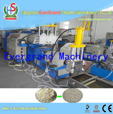 Double stage plastic pet pelletizing machinery / granulating machine
