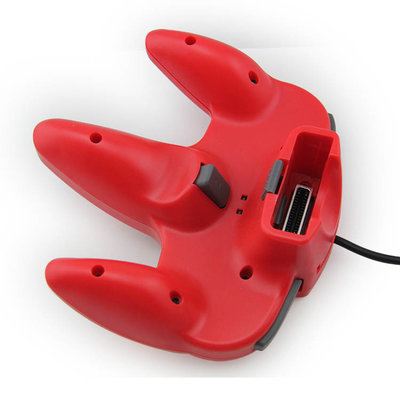 Red Classic Wired Nintendo 64 Computer Controller , Nintendo 64 USB Controller