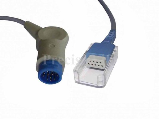 Compatible Mindray 0010-30-12452 SpO2 adapter cable,Round 12-pin to DB 9-pin,8ft
