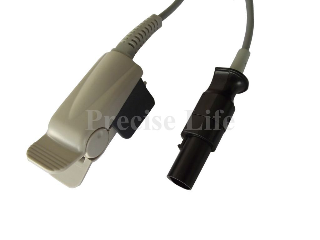 Compatible Datex OXY-F4-H Adult finger clip SpO2 sensor probe,7-pin ,3 meters