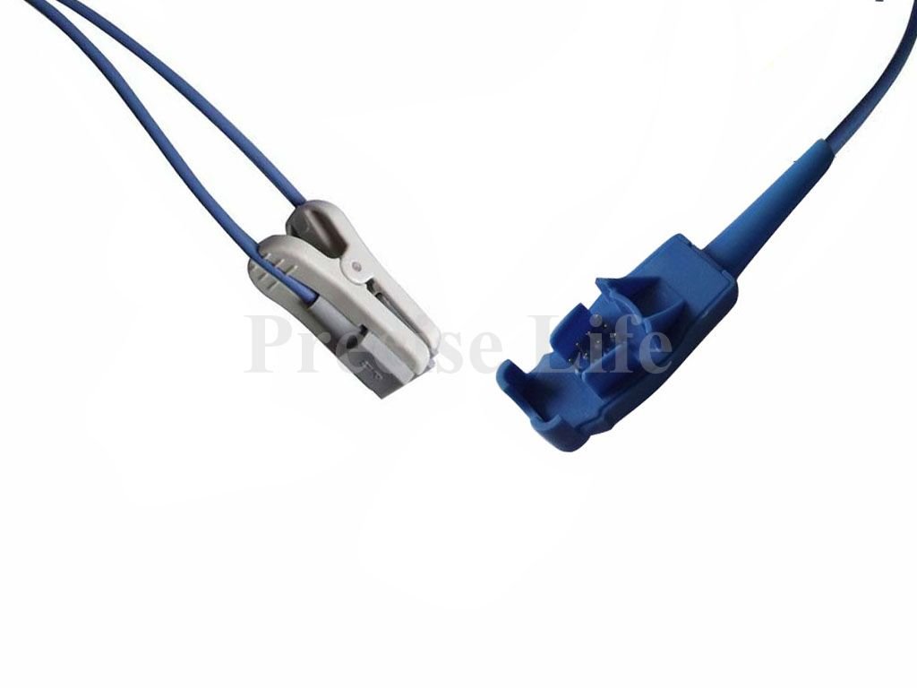 Compatible Ohmeda OXY-E-UN Adult Ear clip SpO2 sensor probe,8-pin ,1 meters