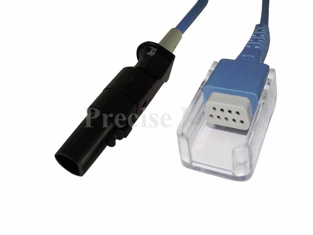 Compatible Novametrix 8776-00 SpO2 adapter cable,HYP 7-pin to DB 9-pin,8ft