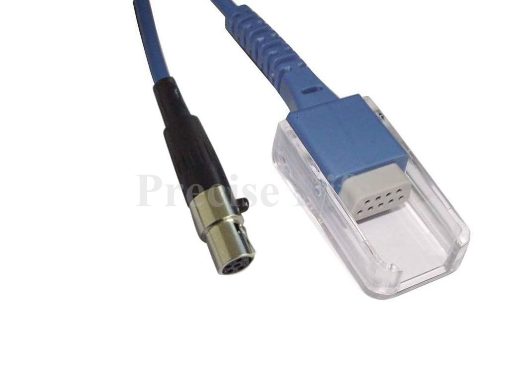 Compatible Pace tech 4510 SpO2 adapter cable,5-pin to DB 9-pin,8ft
