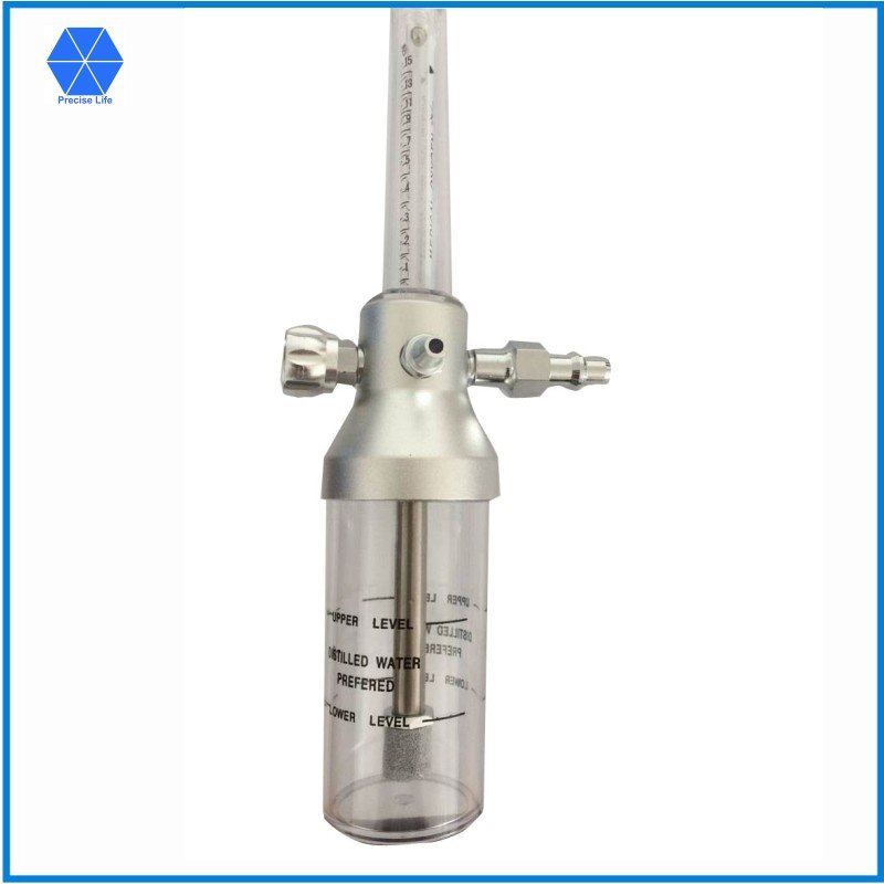 Wall-type Oxygen regulator humidification flowmeter,Oxygen pressure flowmeter, DIN13260 input connector