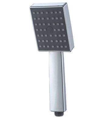 Square Shape Plastic Hand Shower , Water Efficient Shower Head  Handheld