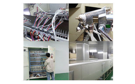 Intelligent Automatic Shoes Materials UV Coating Machine Environment Friendly No Waste Water