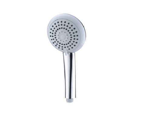 ZYD-3021 Five Fuction Water Saving  Round Shape ABS Plastic Injection Chrome Plated Bathroom Accessory Shower Hand