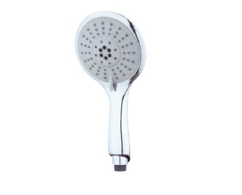ZYD-3021 Five Fuction Water Saving  Round Shape ABS Plastic Injection Chrome Plated Bathroom Accessory Shower Hand