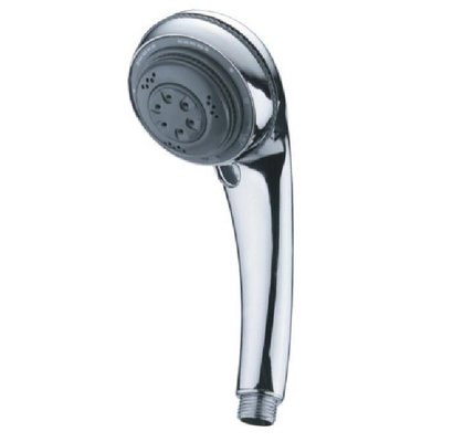 ZYD-918 Five Fuction Water Saving  Round Shape ABS Plastic Injection Chrome Plated Bathroom Accessory Shower Hand