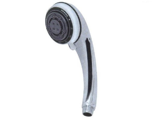 ZYD-918 Five Fuction Water Saving  Round Shape ABS Plastic Injection Chrome Plated Bathroom Accessory Shower Hand