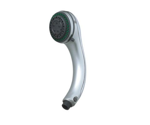 ZYD-2008 Five Fuction Water Saving  Round Shape ABS Plastic Injection Chrome Plated Bathroom Accessory Shower Hand