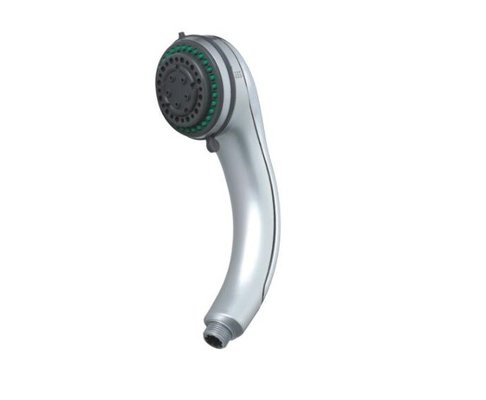 ZYD-2008 Five Fuction Water Saving  Round Shape ABS Plastic Injection Chrome Plated Bathroom Accessory Shower Hand