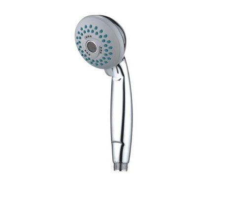 ZYD-2015 Five Fuction Water Saving  Round Shape ABS Plastic Injection Chrome Plated Bathroom Accessory Shower Hand