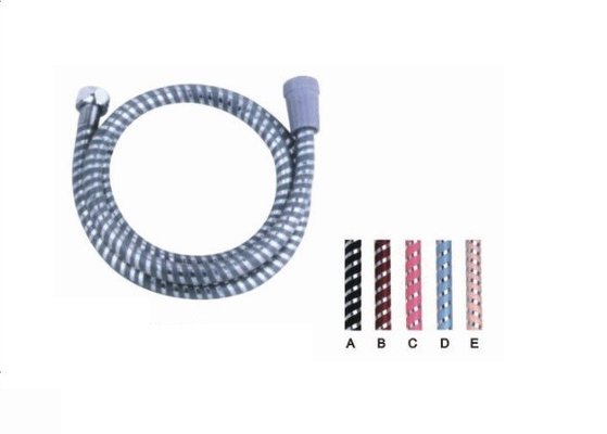 1.5m Pvc Bathroom Shower Hose , Dual Hand Held Shower Water Hose For Tub