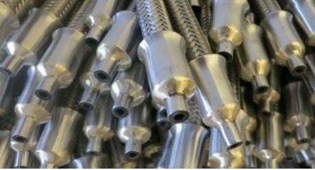 Welded Metal Bellows Pipe Production Line , Flexible Tube Making Machine Shower Hose