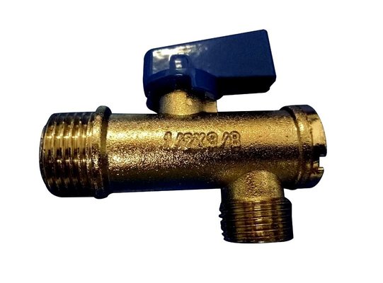 Bathroom Three Way Plumbing Valves , Globe Angle Valve Fro Oil