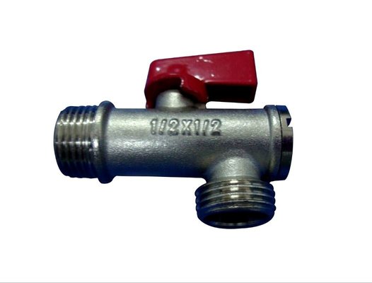 Bathroom Three Way Plumbing Valves , Globe Angle Valve Fro Oil