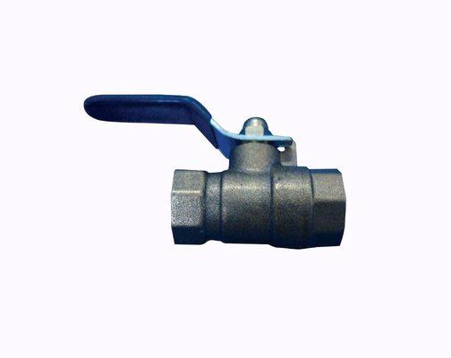 Full Port Bronze Ball Valve Two Way Air Operated Small Resistance With The Fluid