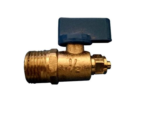 1/2 Inch Nickle - Plated Zinc Plumbing Ball Valve Actuator , Iron Handle High Pressure Air Ball Valve