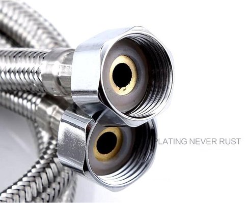 ZYD-B03 304 Stainless Steel Wire flexible braided Knitted hose for wash basins inlet hose/kitchen sinks