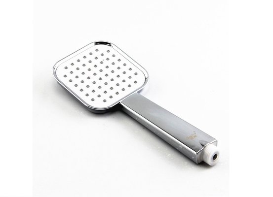 Square shape one function chrome plating high pressure water saving bathroom hand shower