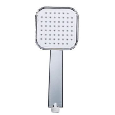 Square shape one function chrome plating high pressure water saving bathroom hand shower