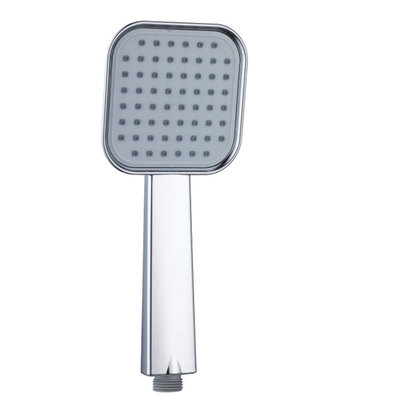 Square shape one function chrome plating high pressure water saving bathroom hand shower