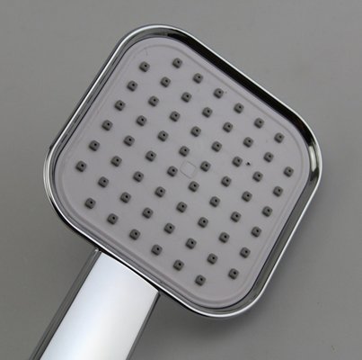 Square shape one function chrome plating high pressure water saving bathroom hand shower