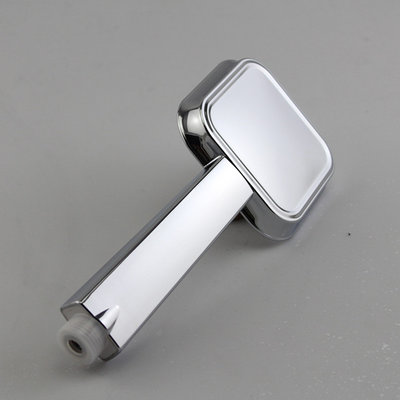 Square shape one function chrome plating high pressure water saving bathroom hand shower