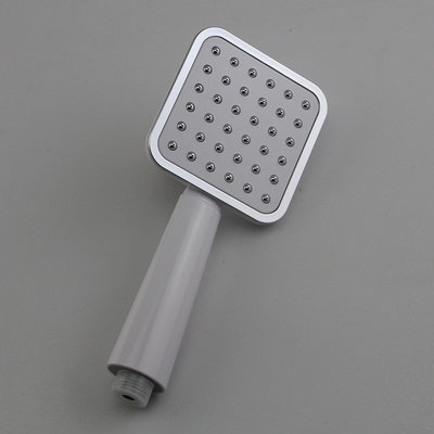 Square shape multi-color one function chrome plating high pressure high flow water saving bathroom hand shower