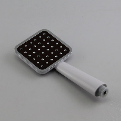 Square shape multi-color one function chrome plating high pressure high flow water saving bathroom hand shower