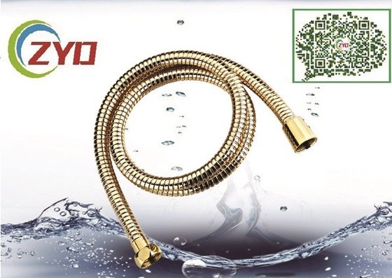 1.5M  Double locker Flexible Golden Color Painted Shower Hose Toilet Hose For Bathroom Iran Market