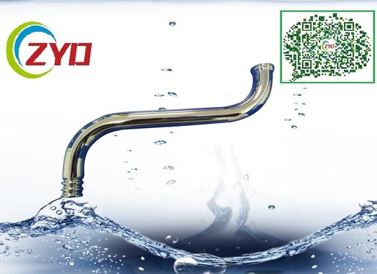 18mm Diameter Fisher Swing Wall Mounted Bathroom Shower Facuet Spout Accessory Free Lead  Round Bended Pipe