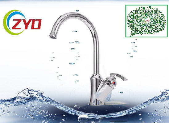 24mm Diameter Gooseneck Swing Deck Mounted Single Lever  Facuet  Part Mixer Spout Free Lead  Round Bended Tube 350mm