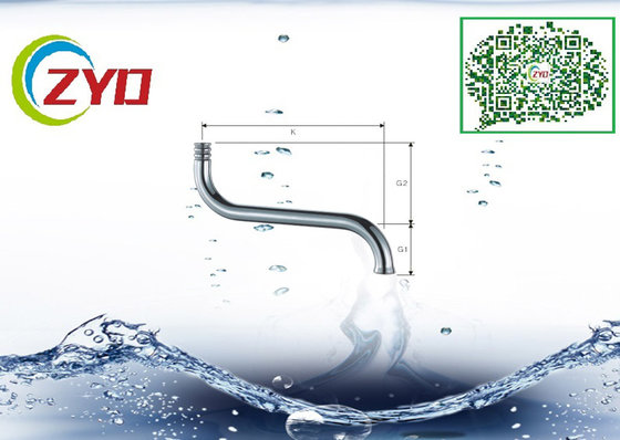 14mm Stainless Steel Wall Mounted Swing Bathroom  Facuet Spout Accessory Less PB Rotatable Chrome Faucet Water Tube