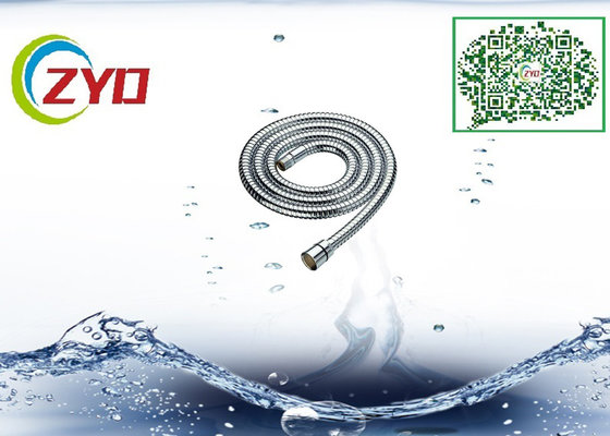 Double Buckle Kitchen Pull Out Faucet Flexible Shower Hose Handheld Metal Chrome