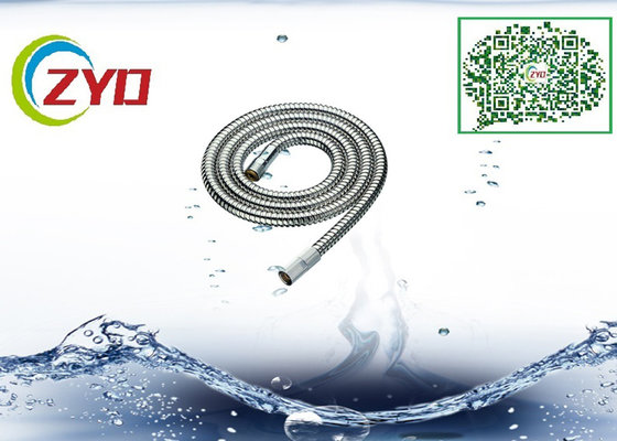 Double Buckle Kitchen Pull Out Faucet Flexible Shower Hose Handheld Metal Chrome
