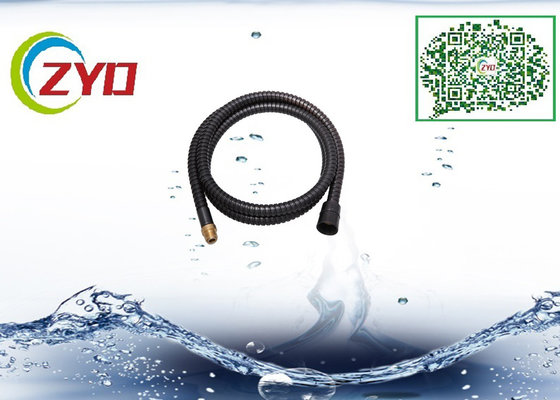 Double Buckle Kitchen Pull Out Faucet Flexible Shower Hose Handheld Metal Chrome