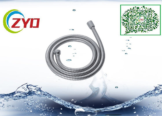 304 Stainless Steel Double locker Flexible  Handheld Bathroom Shower Hose 1.5m Longth Chrome Plated