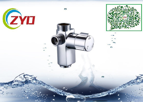 1/2MX1/2MX1/2M Three Ways Shower Water Separator Brass Faucet Diverter Valve