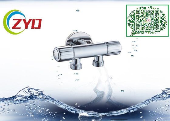 2-Way Shower Mixer Diverter for Showerhand And Toilet Hose With Wall Mounted in Brushed Nickel Bathroom Accessory