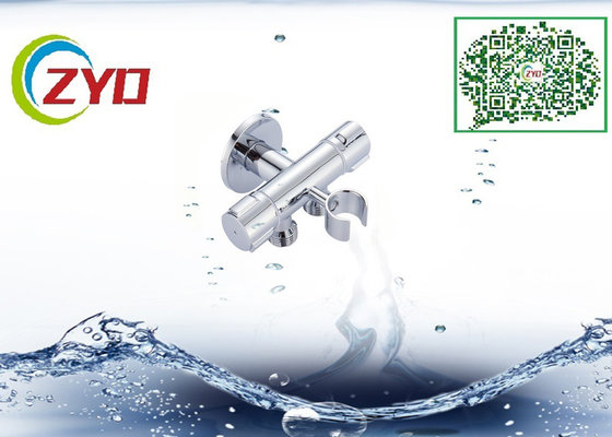 2WAY T-adapter  Brass Nickle Brushed Handheld Water Flow Adjustable Shower Faucet Water diverter  or Water Seperater